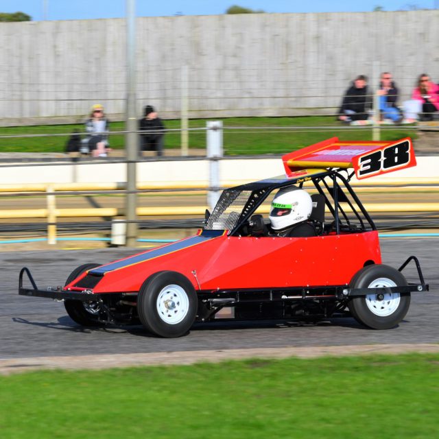 Super Twos stock car racing hire cars.