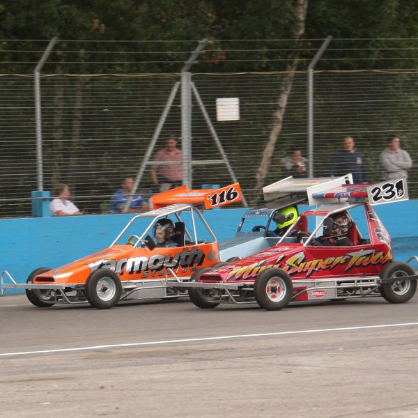 Super Twos stock car racing formula.