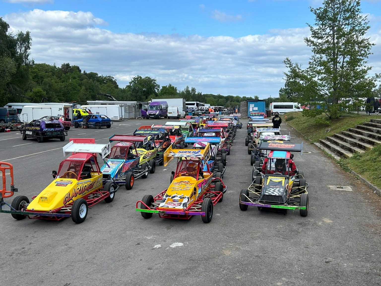 Super Twos stock car racing formula.